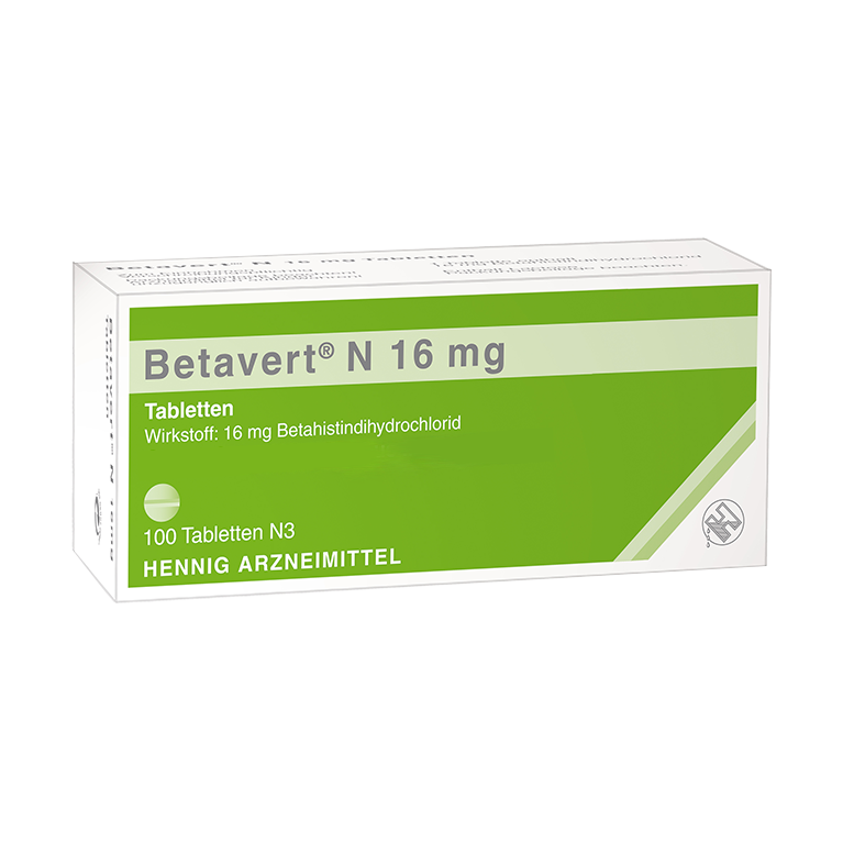 Betavert® N 24 mg - HENNIG ARZNEIMITTEL